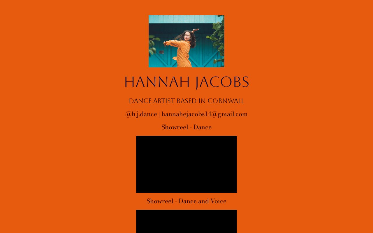 Hannah Jacobs Dance Artist